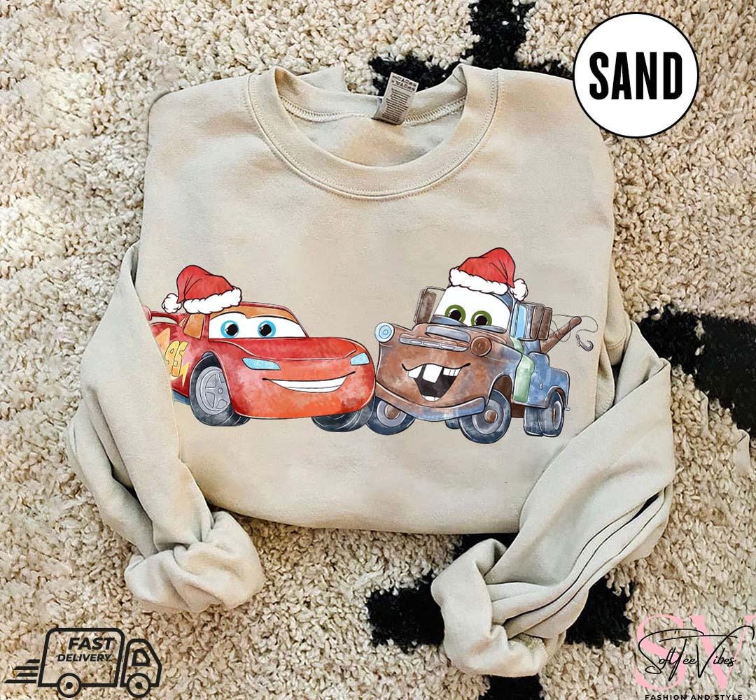 Disney Cars Christmas Sweatshirt, Disney Cars Tow Mater Shirt ...