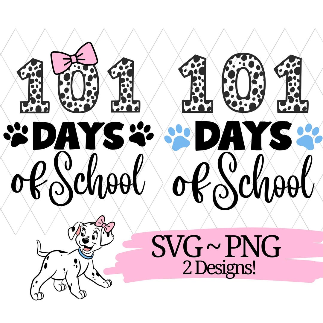 101 Days of School SVG, 101st Day of School PNG, 101 Days Shirt Design ...