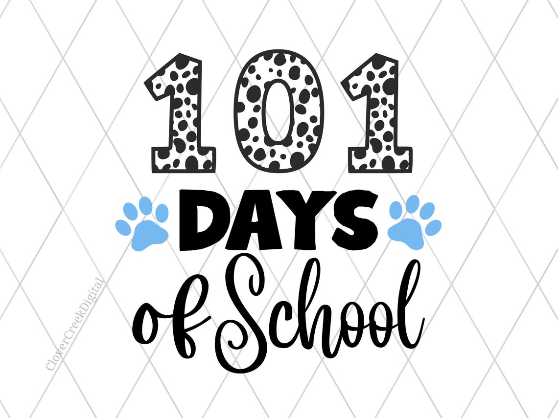 101 Days of School SVG, 101st Day of School PNG, 101 Days Shirt Design ...
