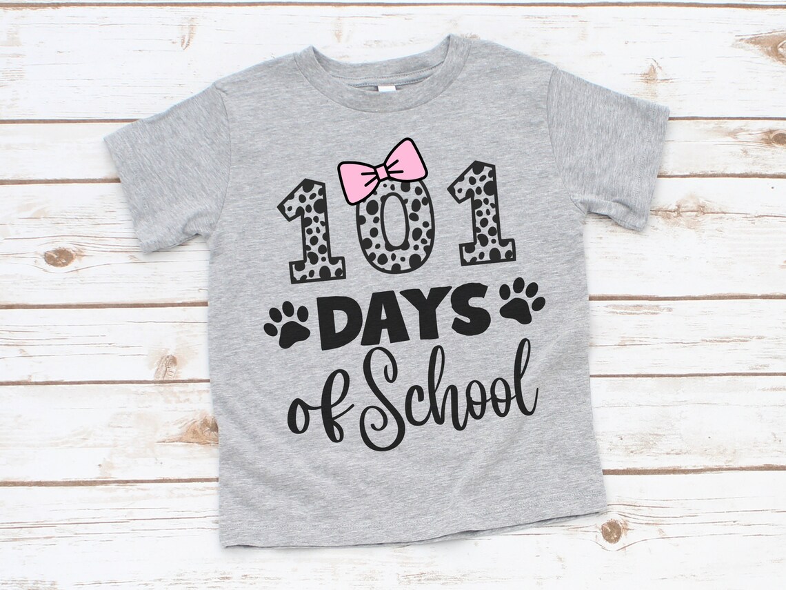 101 Days of School SVG, 101st Day of School PNG, 101 Days Shirt Design ...