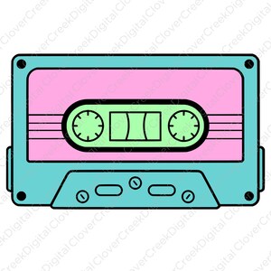 Cassette Tape SVG PNG, Retro SVG, Cassette Svg Cricut Files, Cassette ...