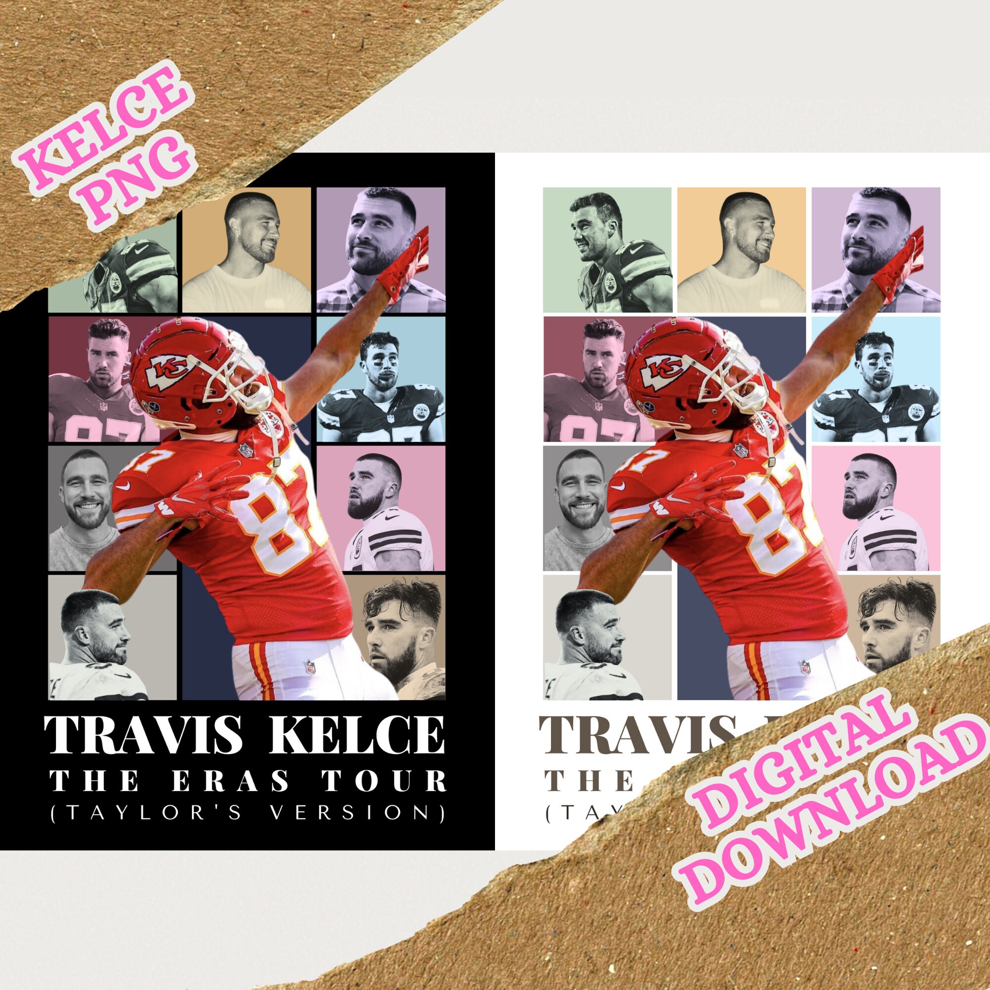 Travis Kelce Eras Tour PNG, Kelce Era PNG, Travis Kelce Taylors Version ...