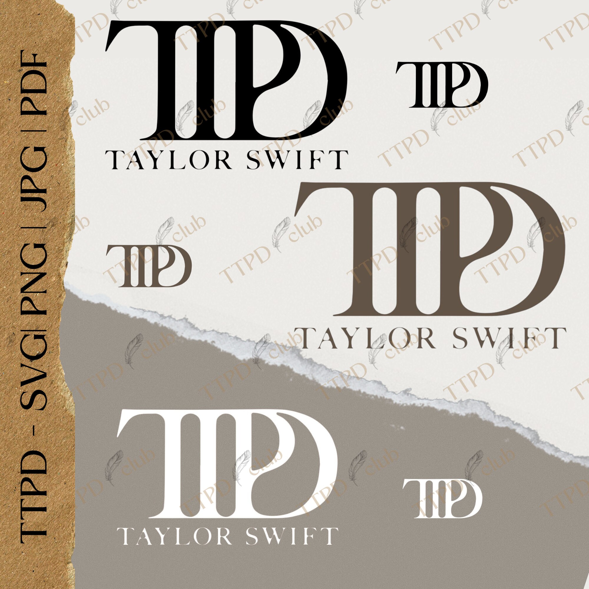 TTPD Digital Download Tricolor, the Tortured Poets Department, PNG SVG ...