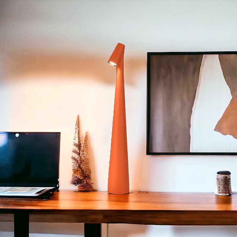 Vertical Pole Luxury Table Lamp, Modern Bedside Lamp, Creative Study ...