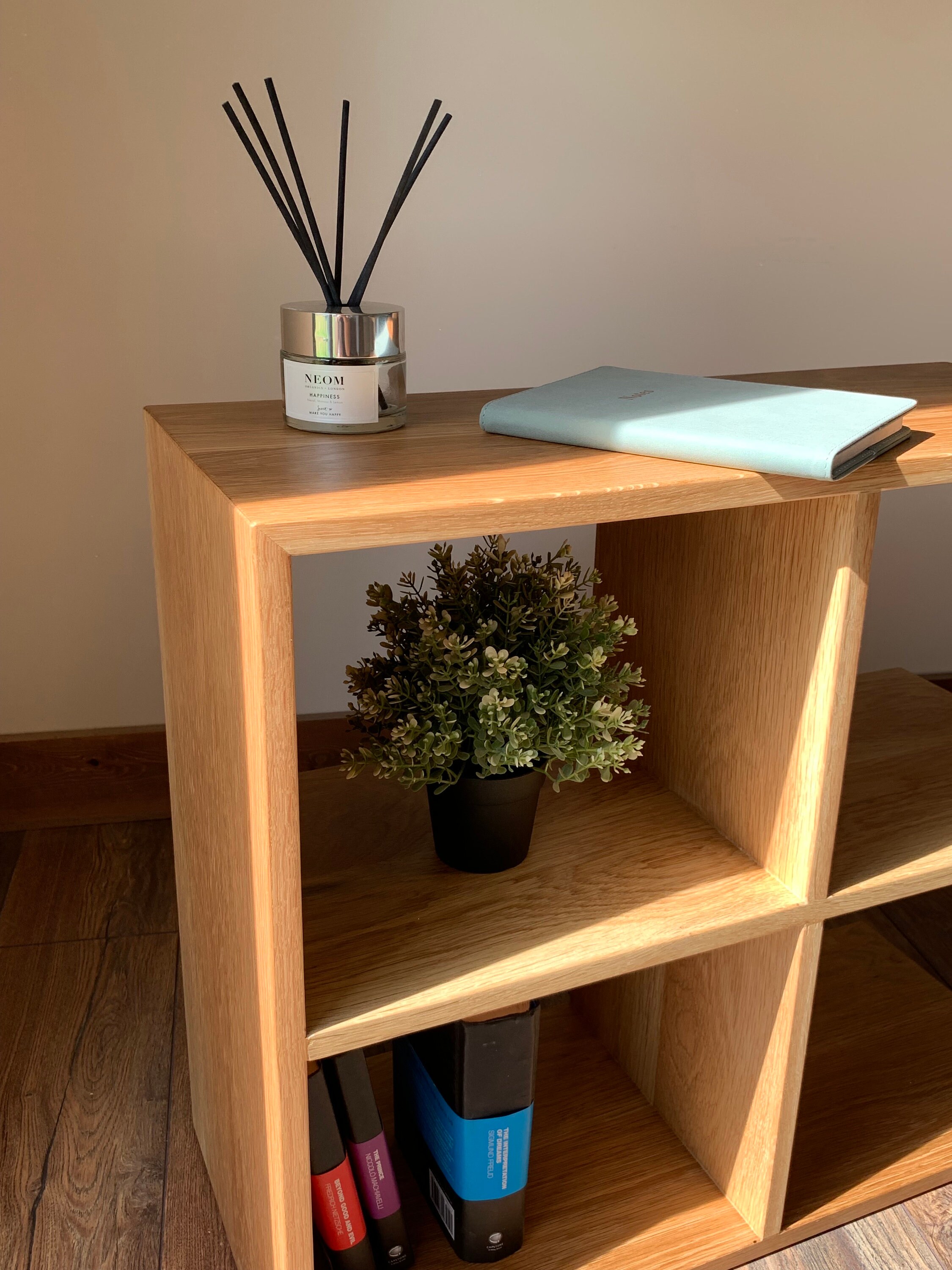 Solid Oak Storage Unit | Oak Side Table | Modern | Hardwood Side Table ...