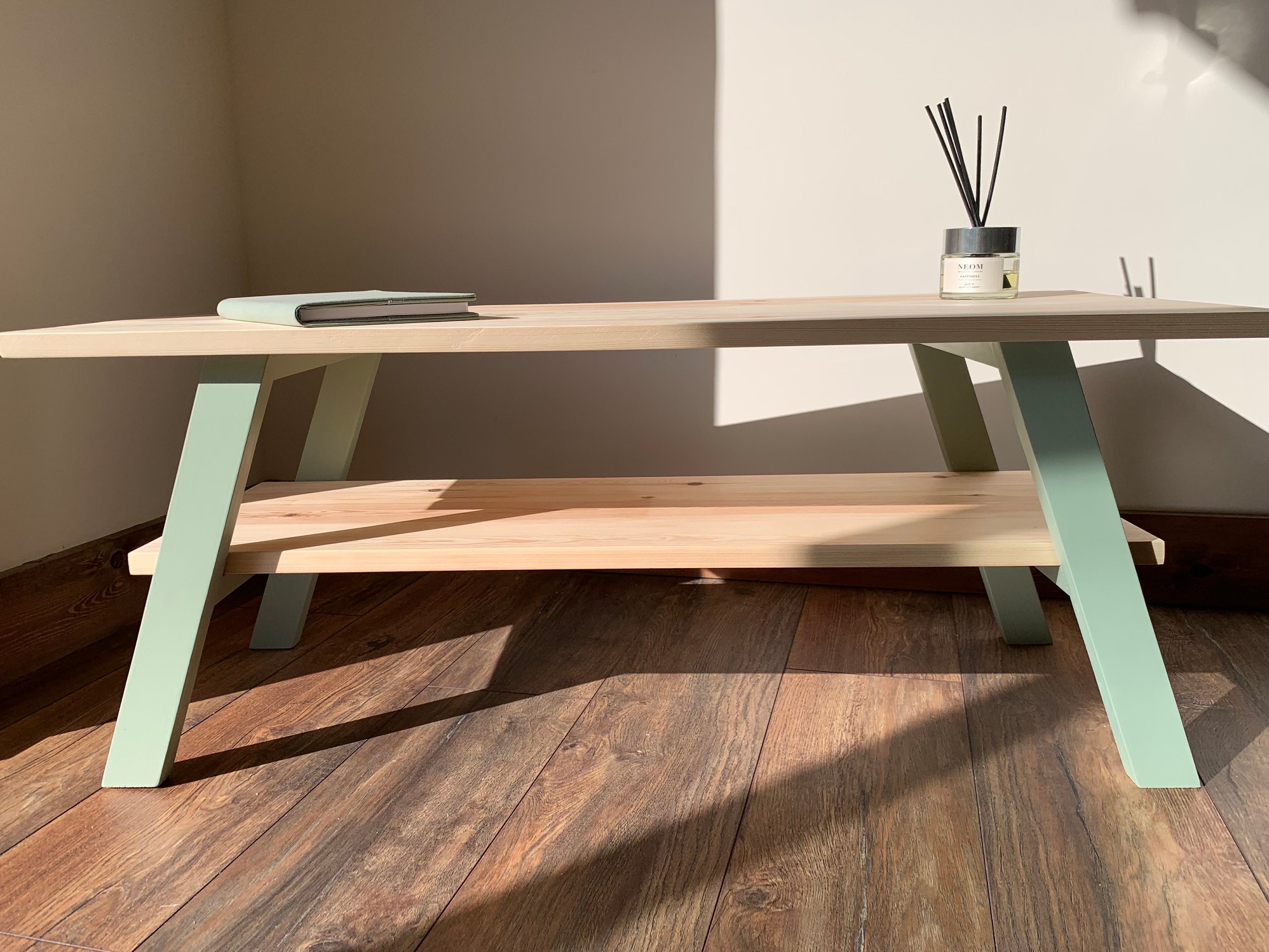 Modern Coffee Table With Storage Shelf Stylish Coffee Table Solid Wood ...