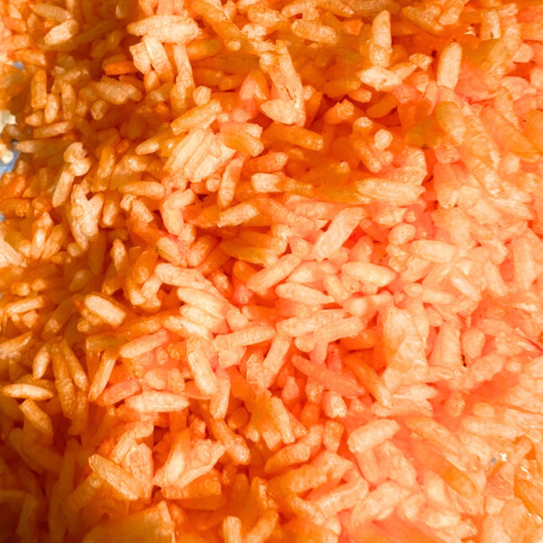 Orange Colored Rice for Ocean Themed Sensory Bin Filler Fall Summer DIY ...