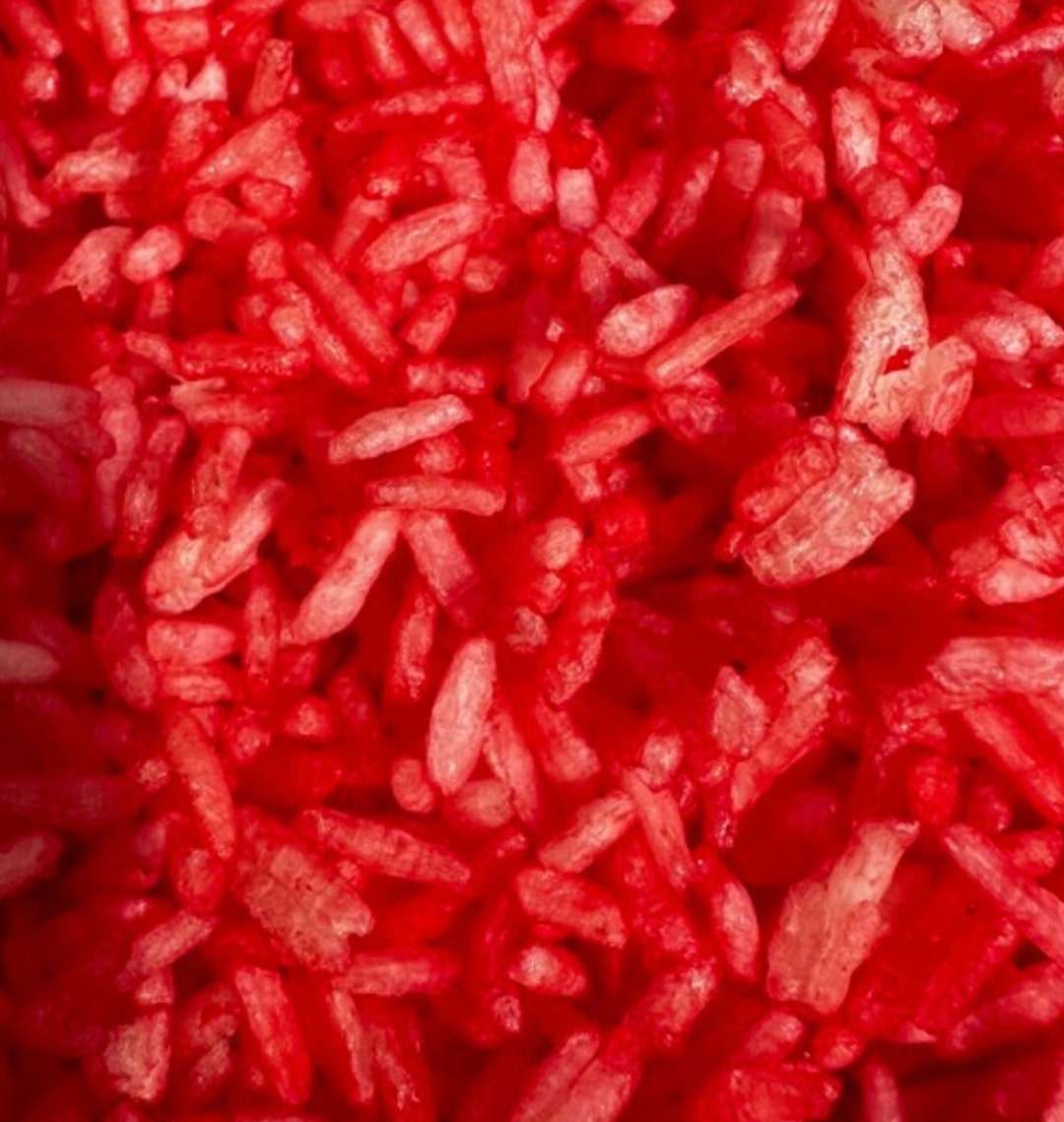Red Colored Rice for Love Sensory Bin Filler Valentine's Day Themed DIY ...
