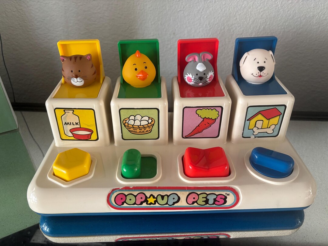 1984 Pop up Pets Shelcore Toy - Etsy