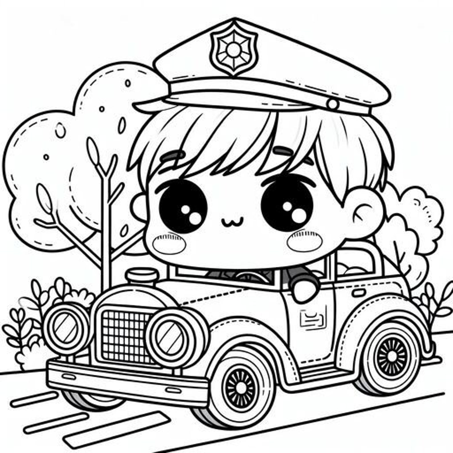 Cute Cars Coloring Pages 20 Digital Printable PDF Sheets for Young ...