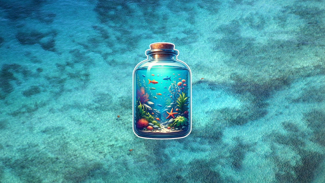 Underwater Ocean Jar | the Vast Ocean in a Single Jar | Explore the ...
