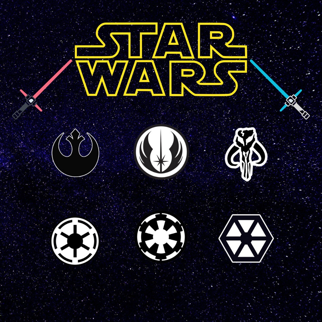 Star Wars Faction Sticker Set 6-piece Star Wars the Galaxy Space ...
