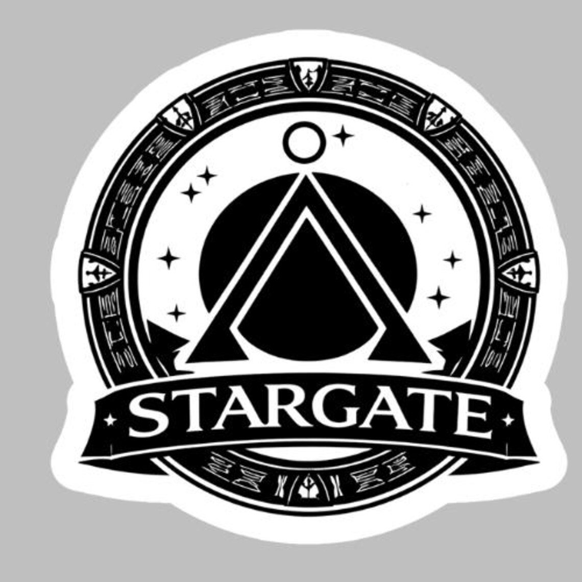 Stargate Inspired Portal Logo Sticker – Sci-fi Exploration Vinyl Decal ...