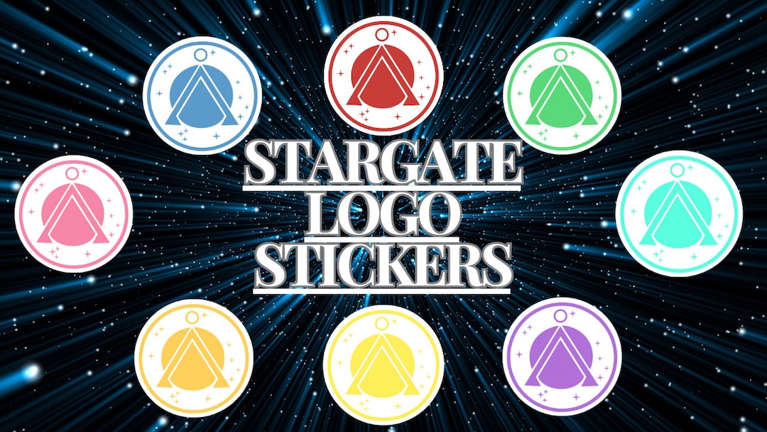 Official Stargate Logo 8 Different Colors - Sci-fi Adventure ...