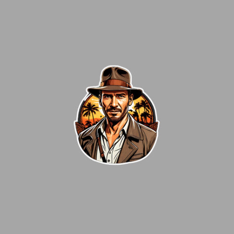 Indiana Jones Cartoon Sticker Collection #1 - Indiana Jones - Adventure ...