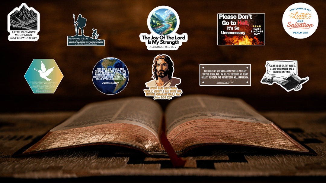 Set of 10 Inspirational KJV Bible Verses | Hope From God | Bible Verses ...