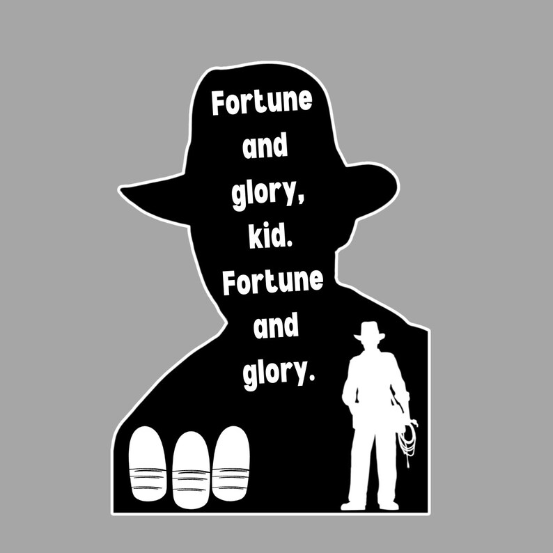 Indiana Jones 5-piece Sticker Set - Indiana Jones Quotes - Adventure of ...