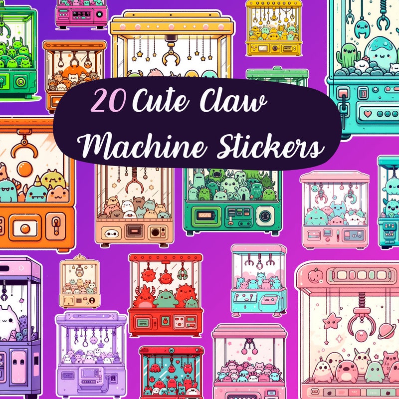 Claw Machine Template - Etsy