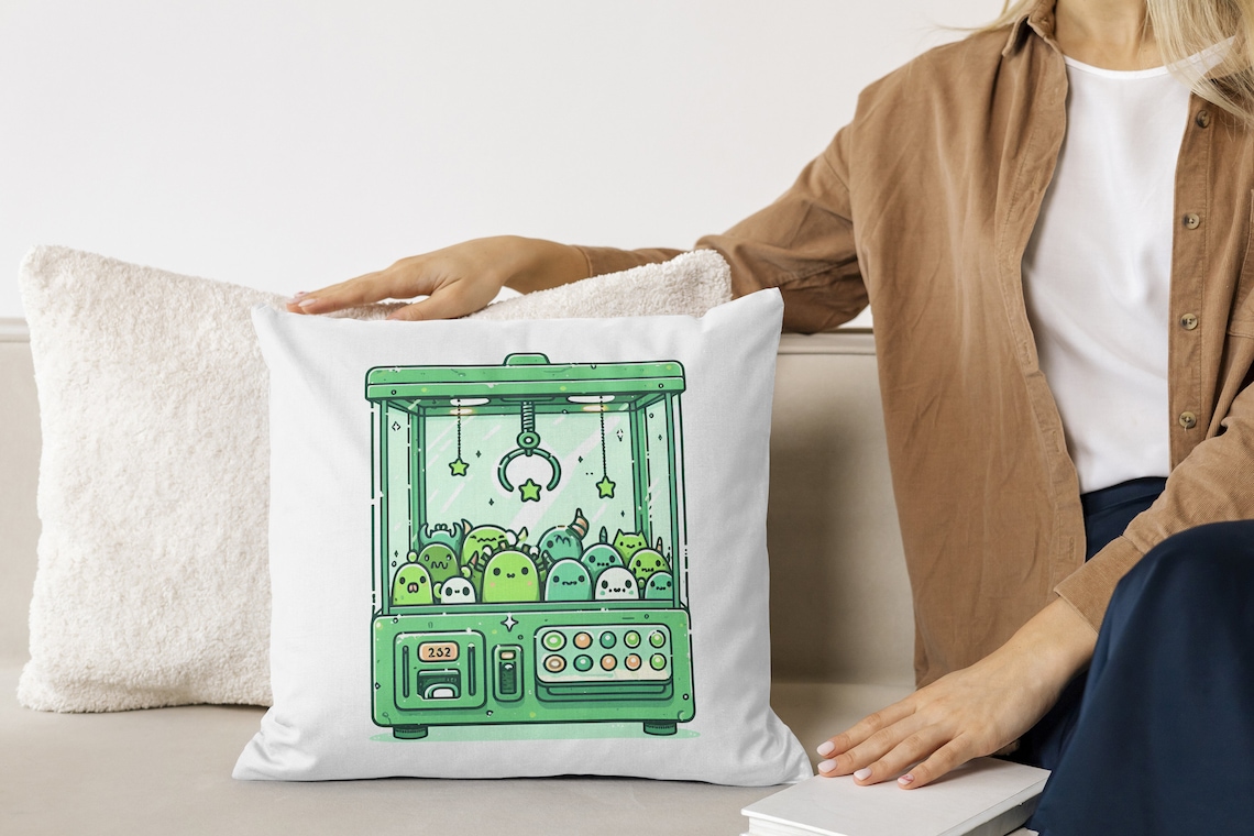 Cute Kawaii Claw Machine Stickers Digital Download, Instant Download ...