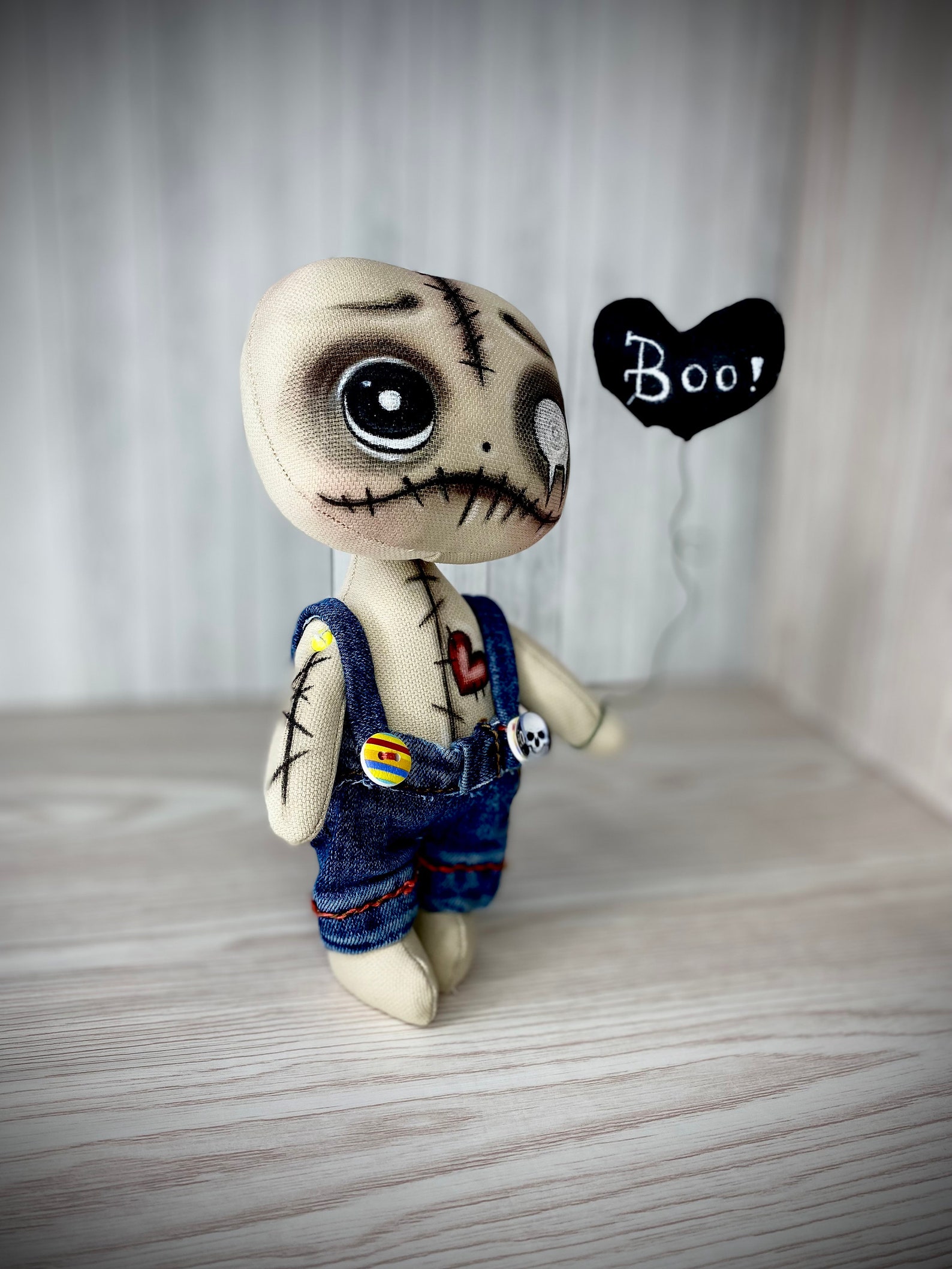 PDF Tutorial Goth Cloth Doll. Voodoo Doll Pattern. Creepy Cute Doll ...