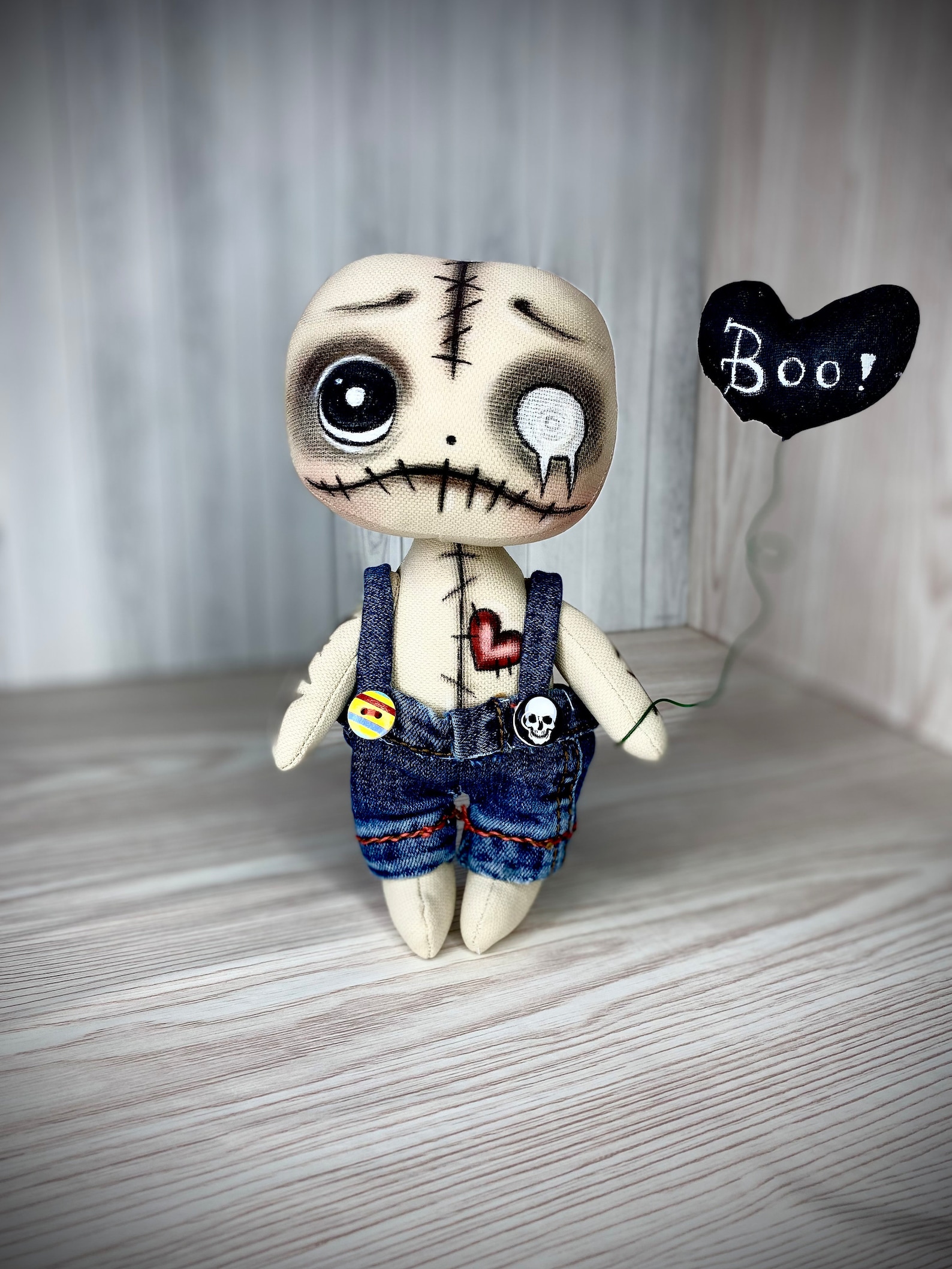 PDF Tutorial Goth Cloth Doll. Voodoo Doll Pattern. Creepy Cute Doll ...