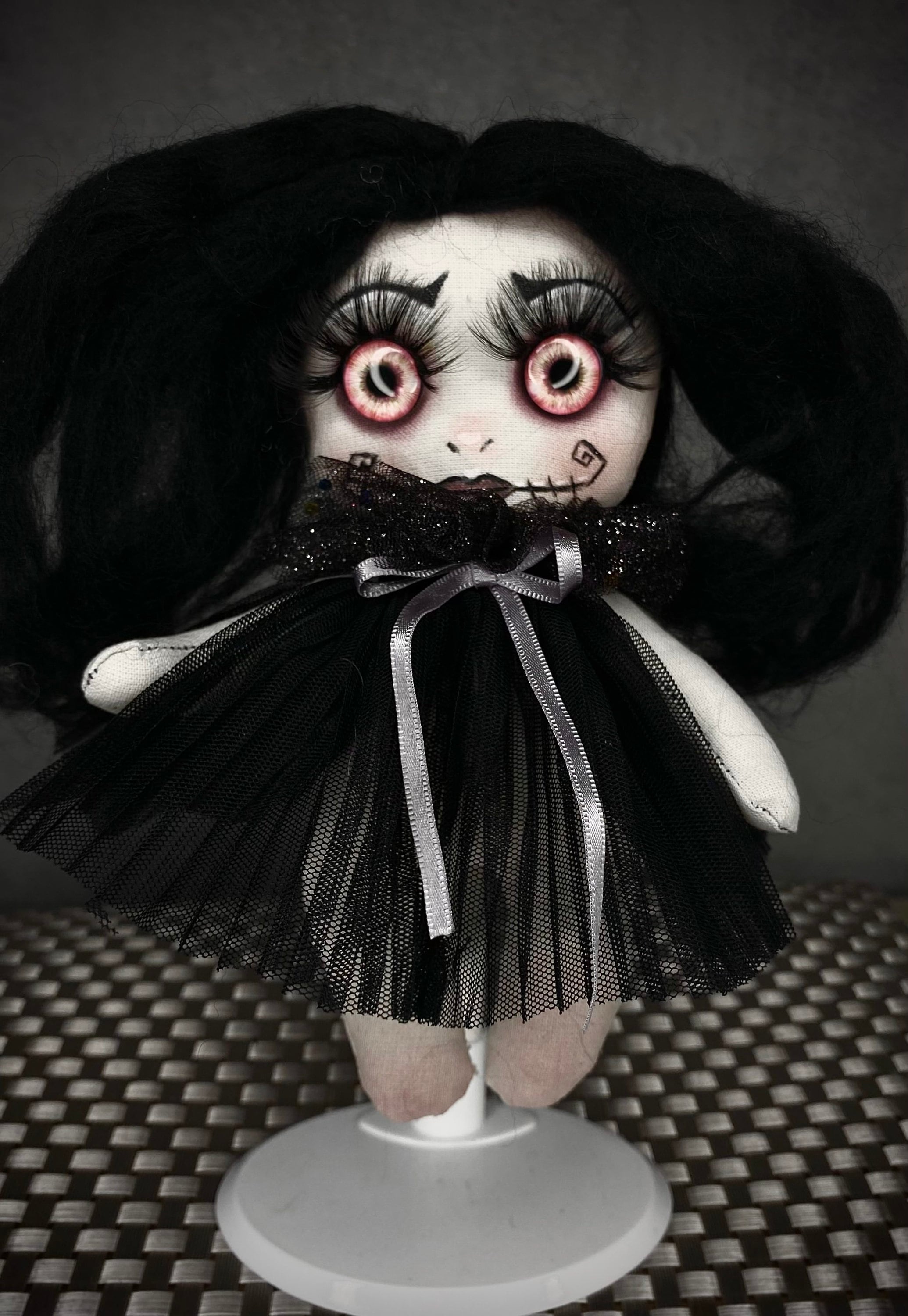 Gothic Rag Doll, Goth Decor, Voodoo Doll, Ooak Doll, Spooky Doll ...
