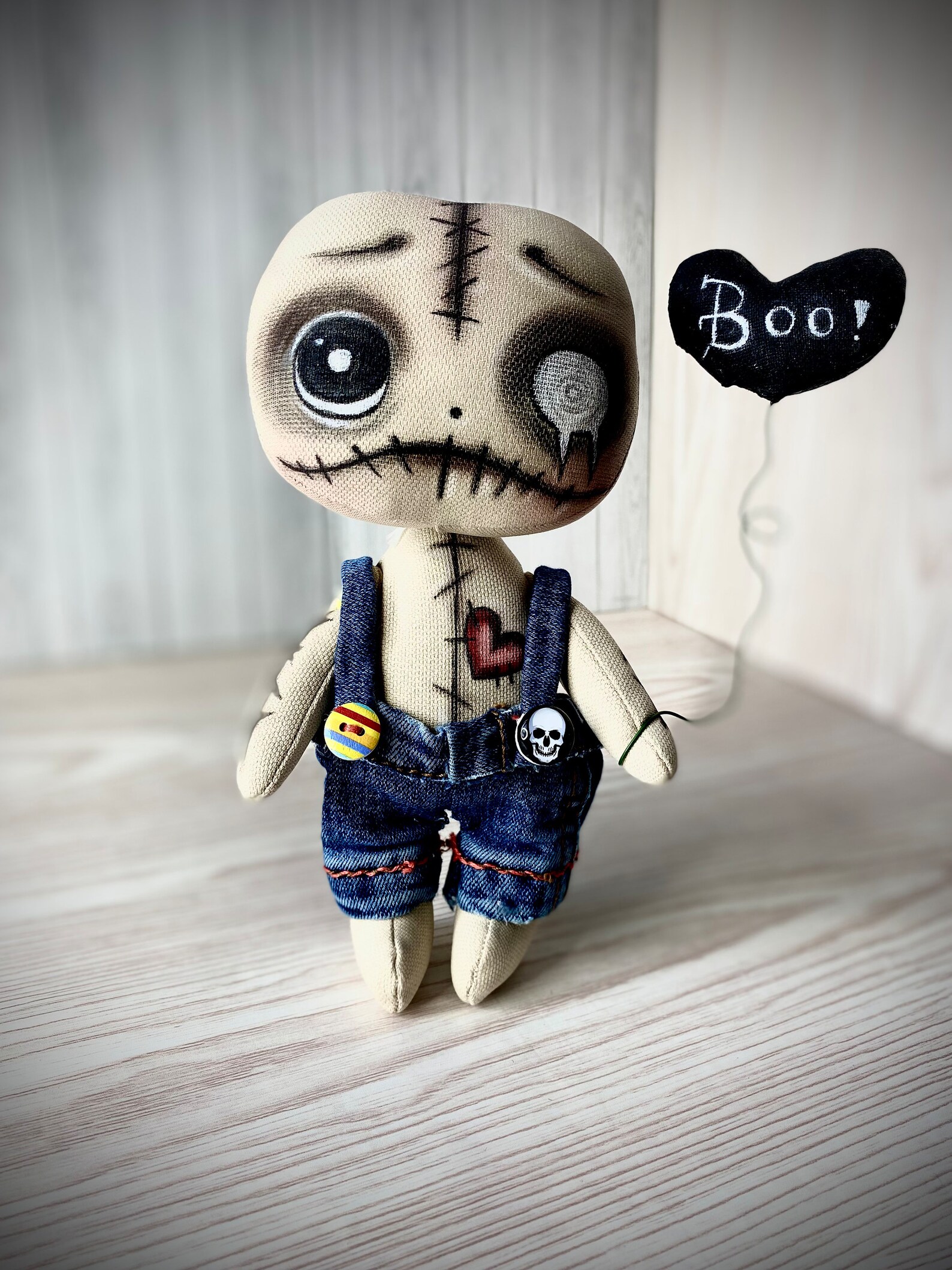 PDF Tutorial Goth Cloth Doll. Voodoo Doll Pattern. Creepy Cute Doll ...