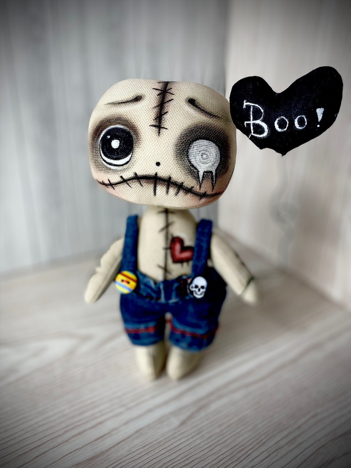 PDF Tutorial Goth Cloth Doll. Voodoo Doll Pattern. Creepy Cute Doll ...