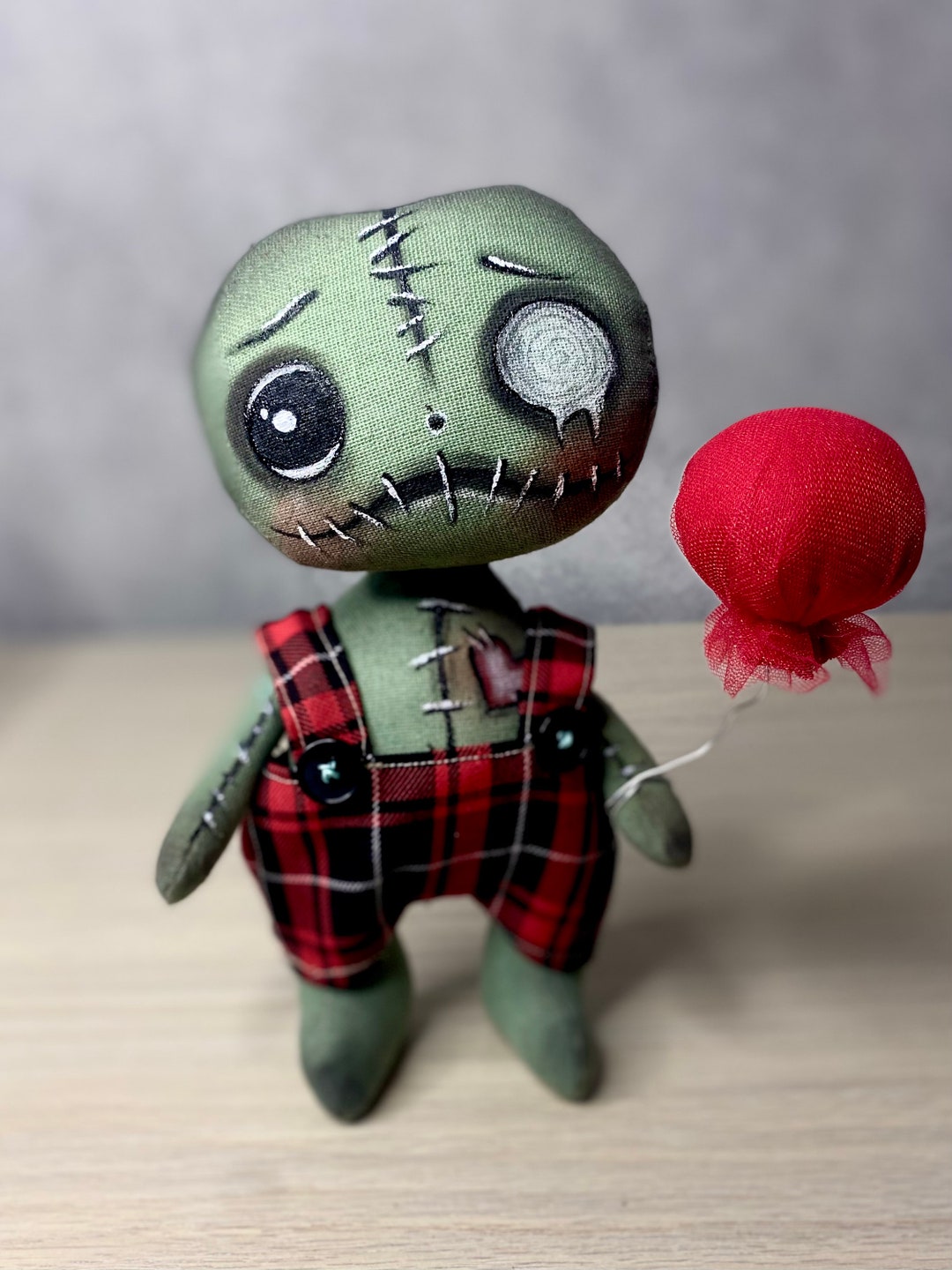 Voodoo Doll, Voodoo Plush, Rag Doll, Creppy Cute Doll, Gothic Art Doll ...