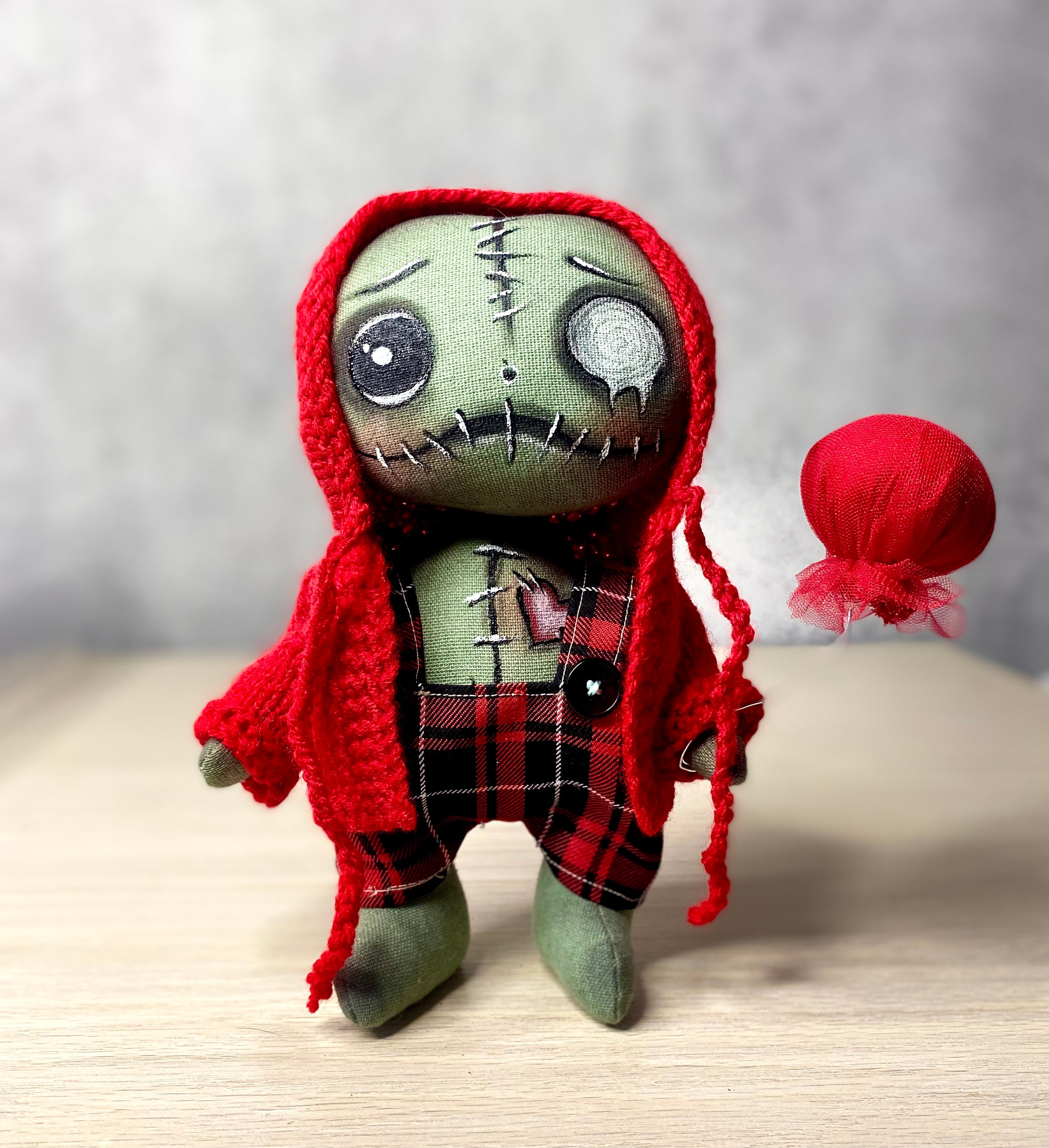 PDF Tutorial Zombie Voodoo Toy, Pattern, Gothic Rag Doll, Creepy Cute ...