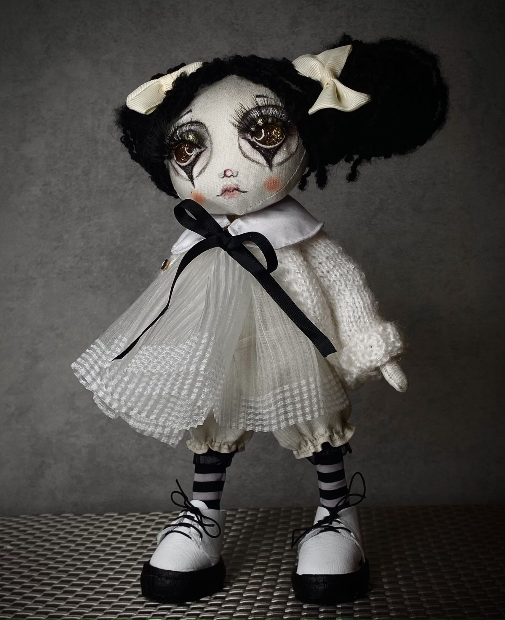 Gothic Rag Doll Dolls Rag Doll Creepy Christmas Dolls Creepy Doll