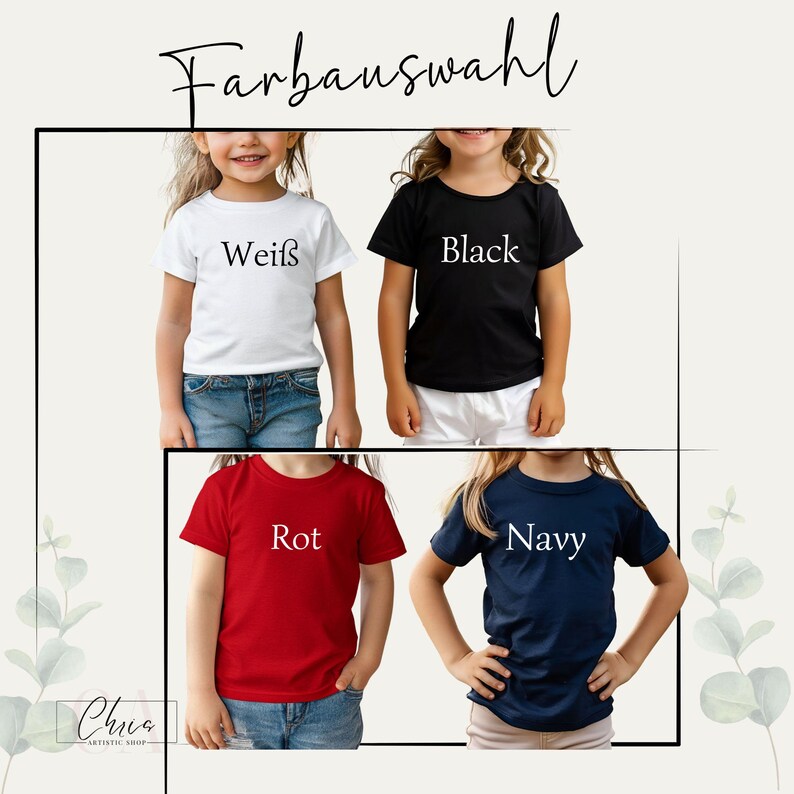 Camiseta con el texto deseado, por ejemplo, "hermana mayor", "hermana ...