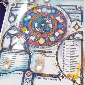 Dnd 5e Cleric Character Sheet / Fillable PDF Digital Download / Dungeon ...