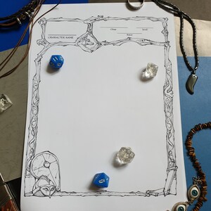 Dnd 5e Barbarian Character Sheet / Printable Fillable PDF / Dungeon and ...