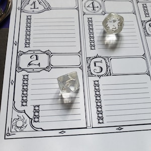 Dnd 5e Cleric Character Sheet / Printable Fillable PDF / Dungeon and ...