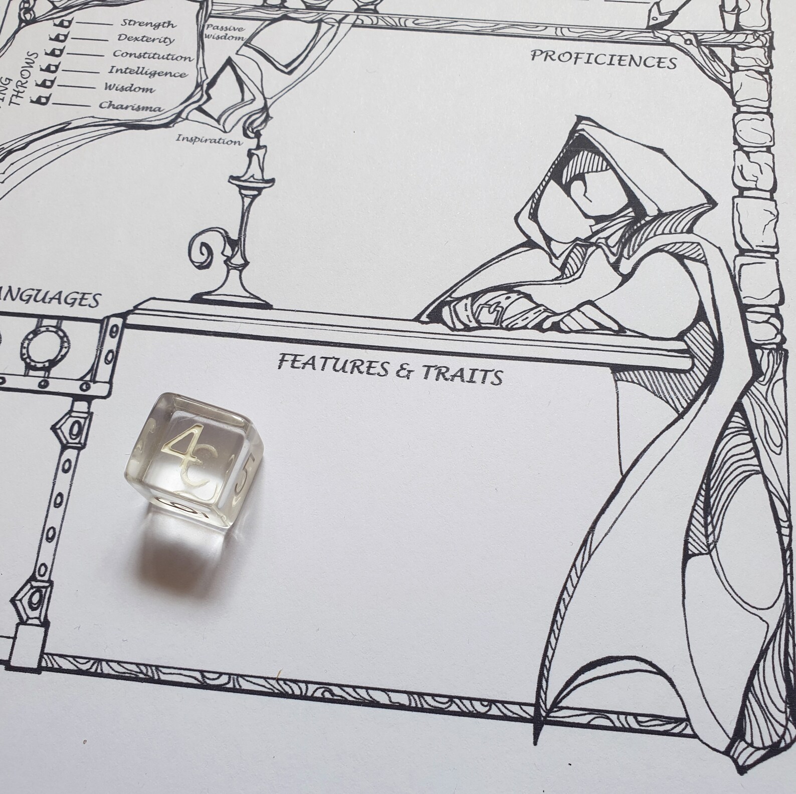 Dnd 5e Rogue Character Sheet / Printable Fillable PDF / Dungeon and ...
