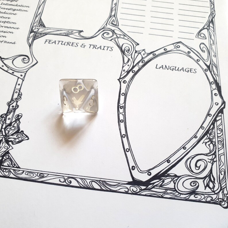 Dnd 5e Paladin Character Sheet / Printable Fillable PDF / Dungeon and ...