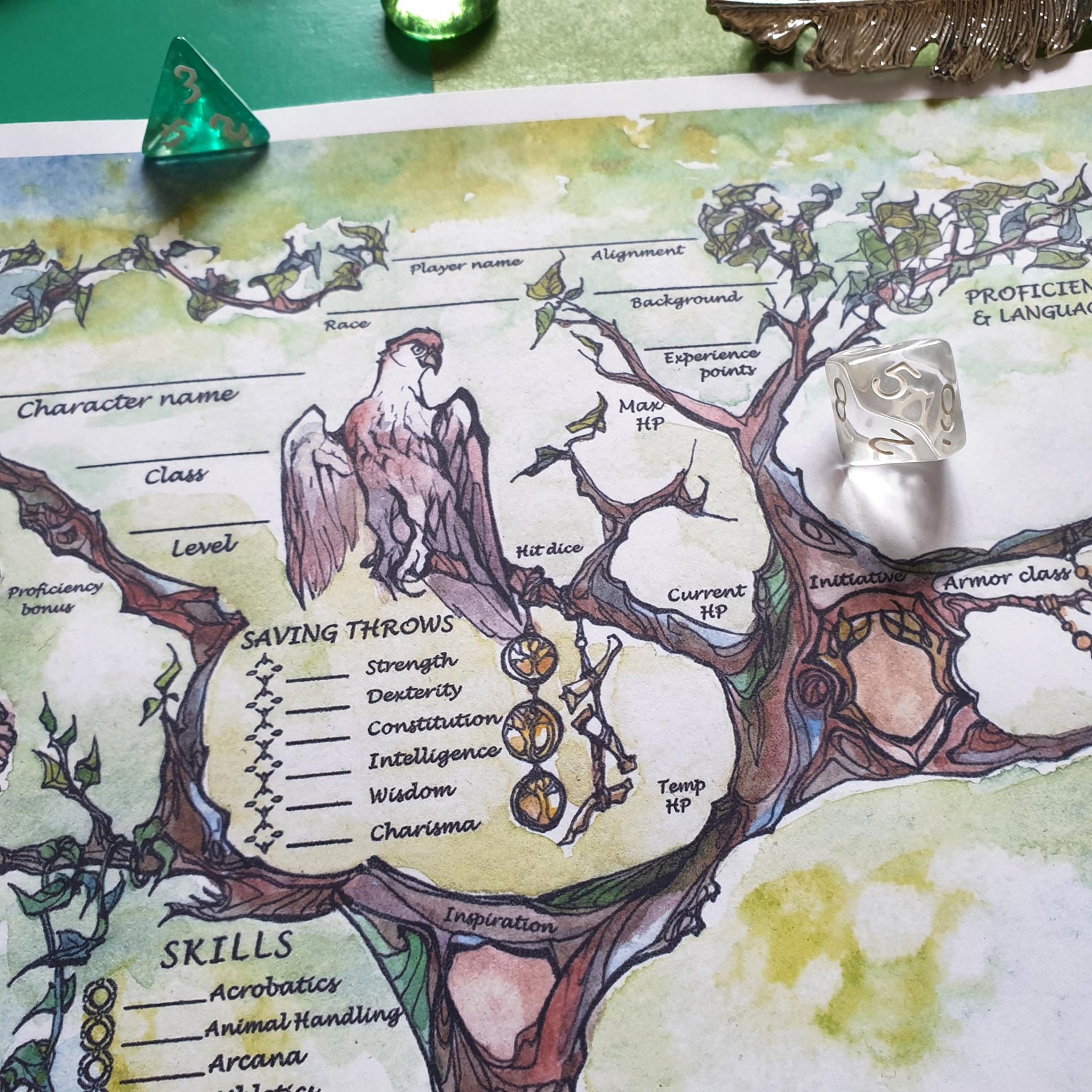 Dnd 5e Ranger Character Sheet / Fillable PDF Digital Download / Dungeon ...