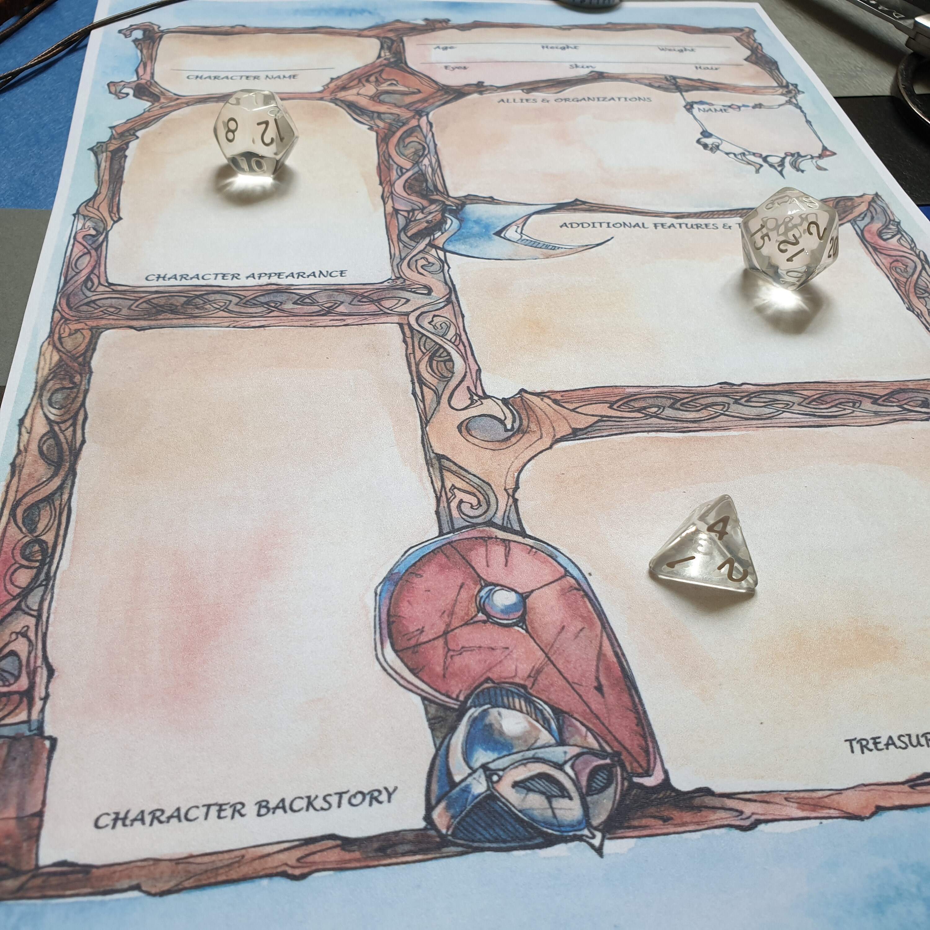 Dnd 5e Barbarian Character Sheet / Fillable PDF Digital Download ...