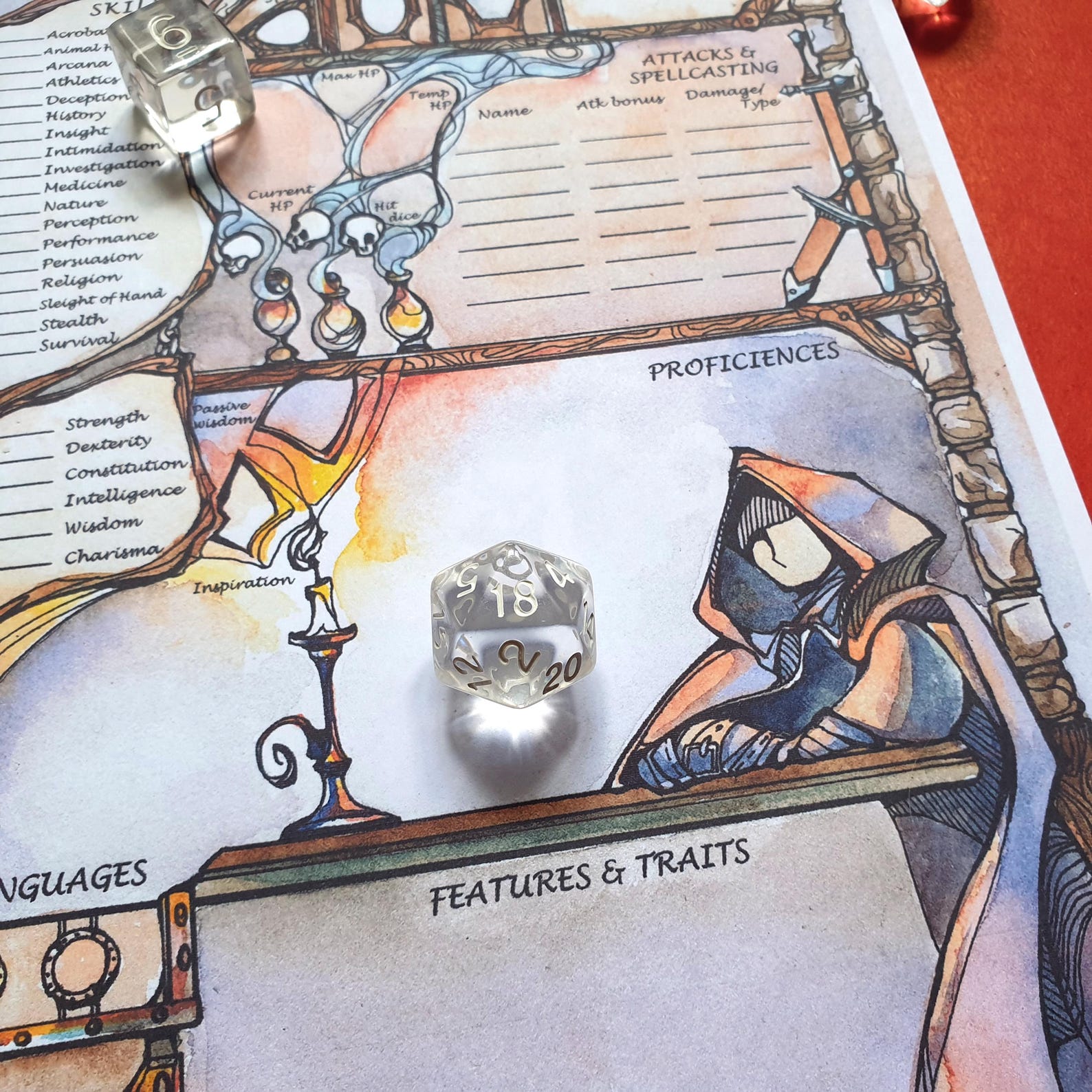 Dnd 5e Rogue Character Sheet / Fillable PDF Digital Download / Dungeon ...