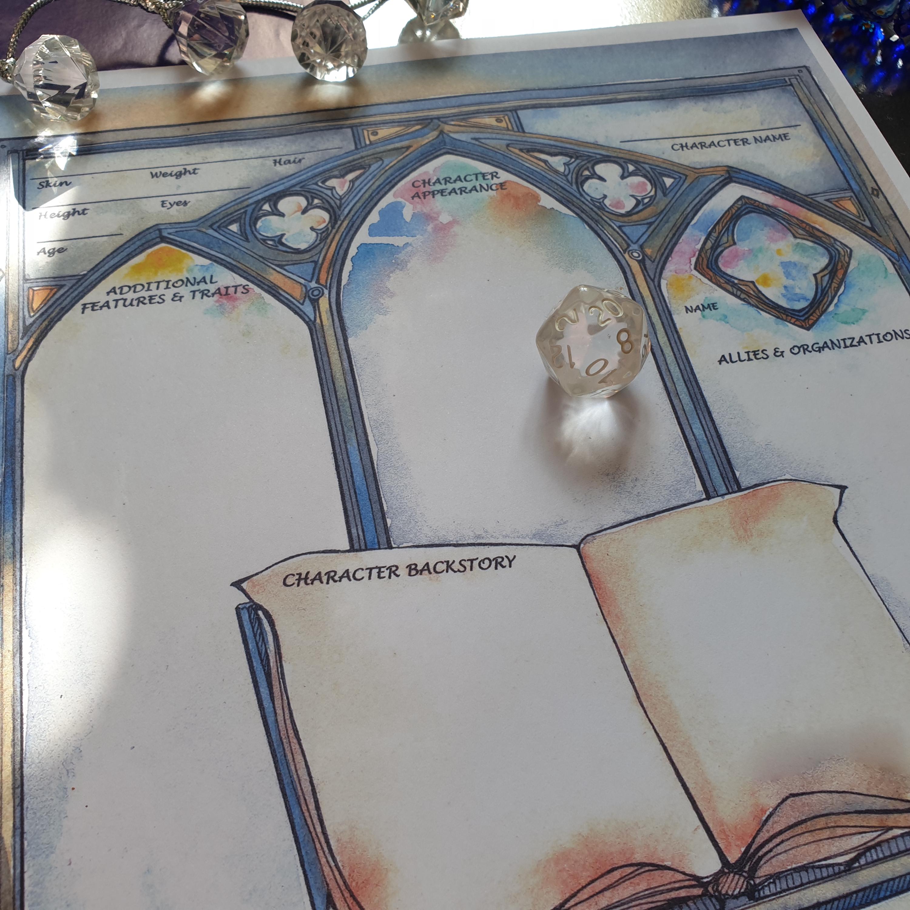 Dnd 5e Cleric Character Sheet / Fillable PDF Digital Download / Dungeon ...