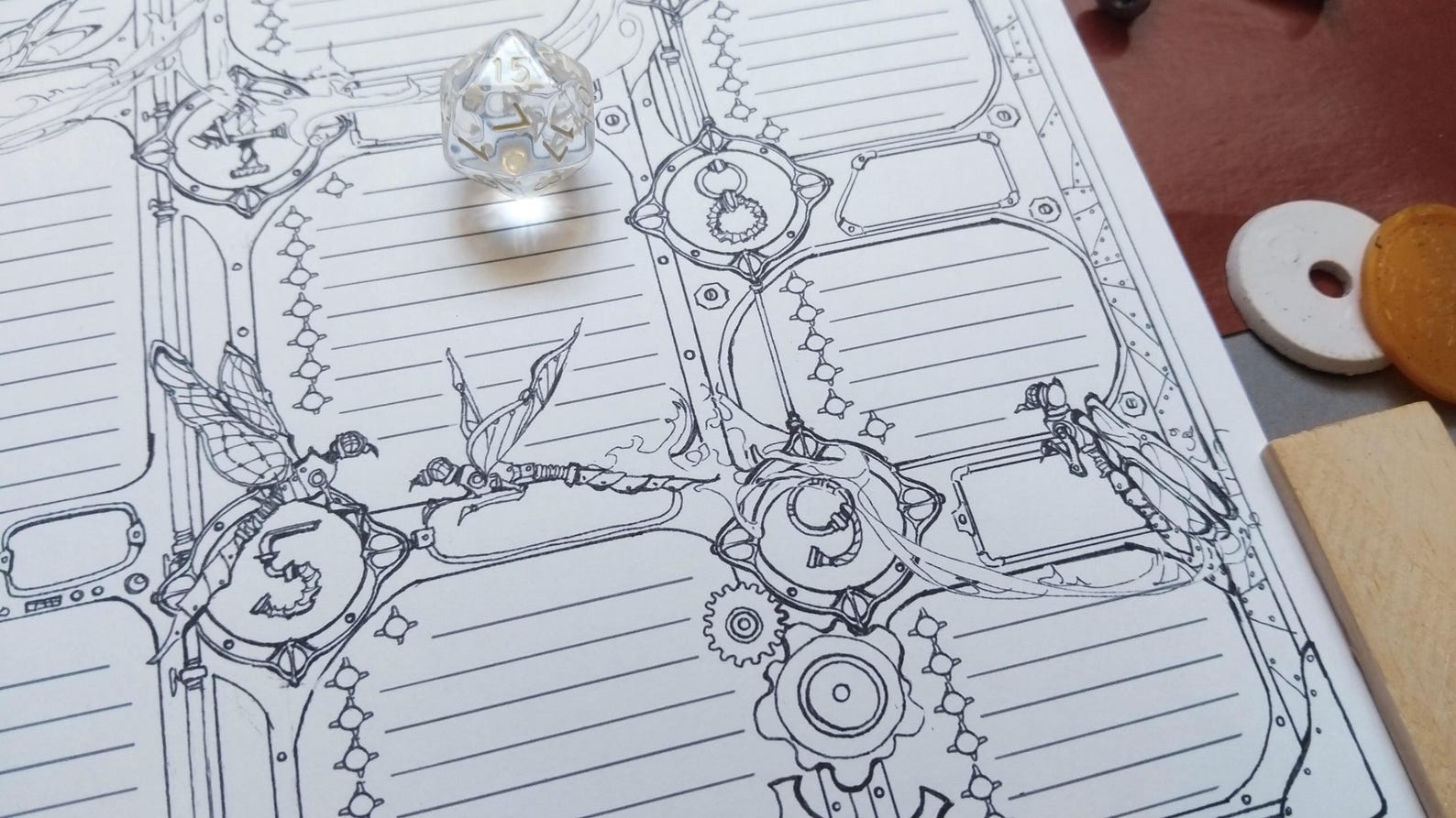 Dnd 5e Artificer Character Sheet / Printable Fillable PDF / Dungeon and ...