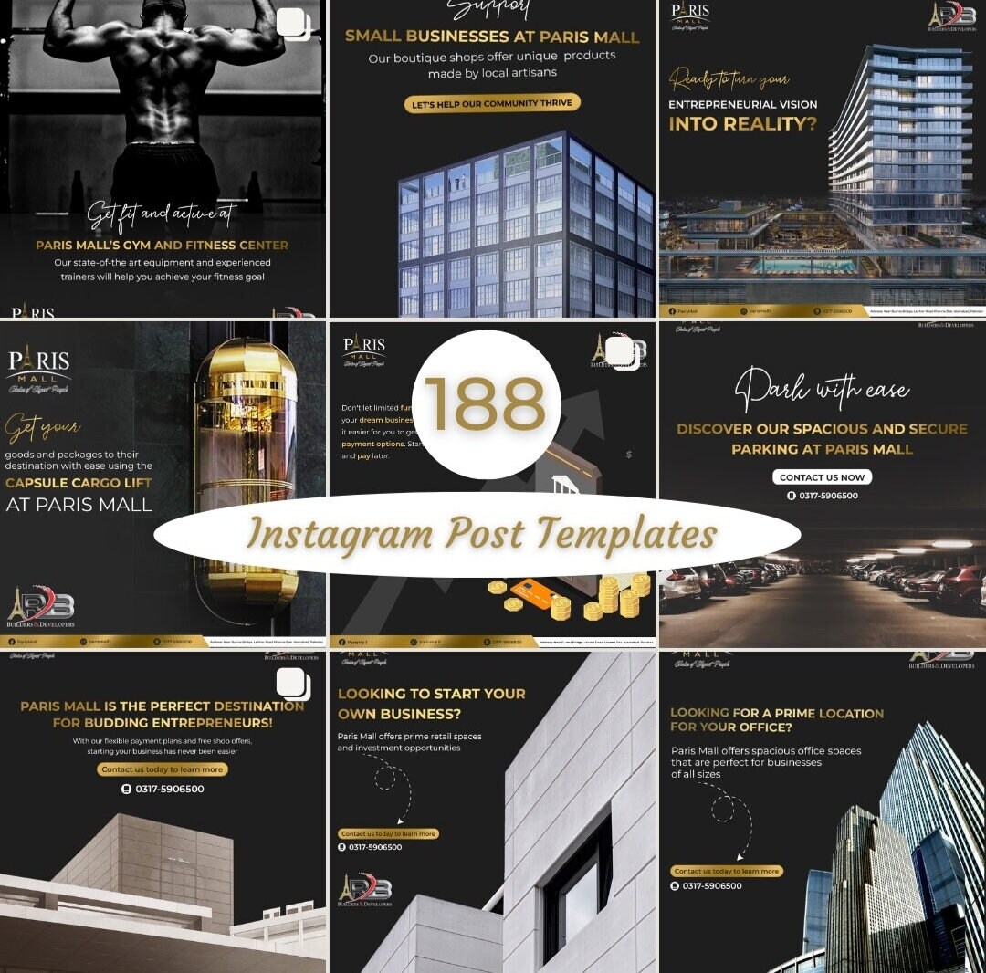 188 Instagram Templates, Social Media Custom Templates, Social Media ...