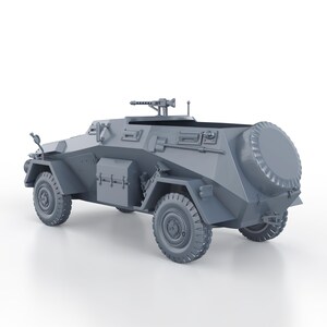 WWII GERMAN - Sdkfz 247 Ausf B - 1/100 15mm 1/87 Ho 1/72 20mm 1/56 28mm ...