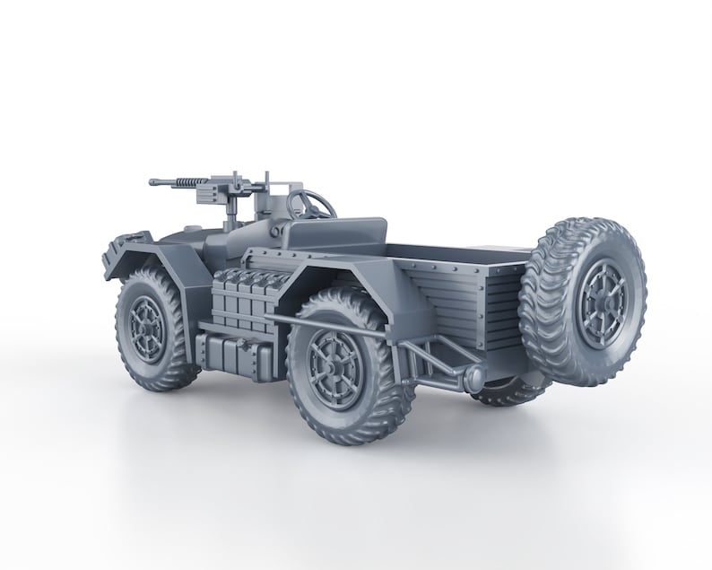 WWII ITALIAN - Camionetta Desertica Sahariana Spa Viberti AS 43 - 1/100 ...