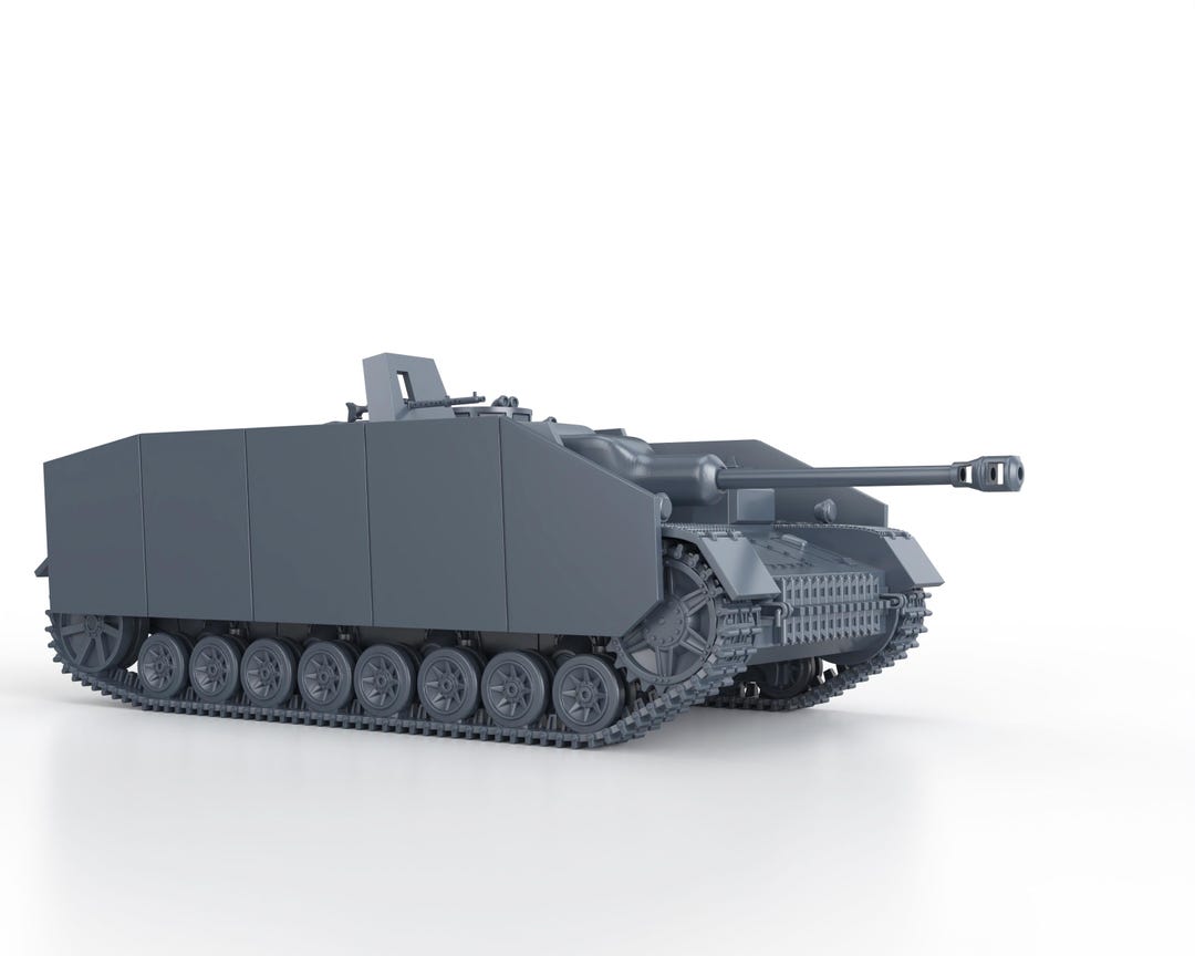 WWII GERMAN - Stug IV Mit Schutzen Sturmgeschutz - 1/100 15mm 1/87 Ho 1 ...