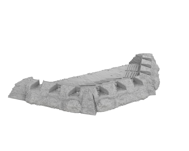 Great Redoubt of Borodino (ground) - NAP01 - Napoleonic 3D Printed ...