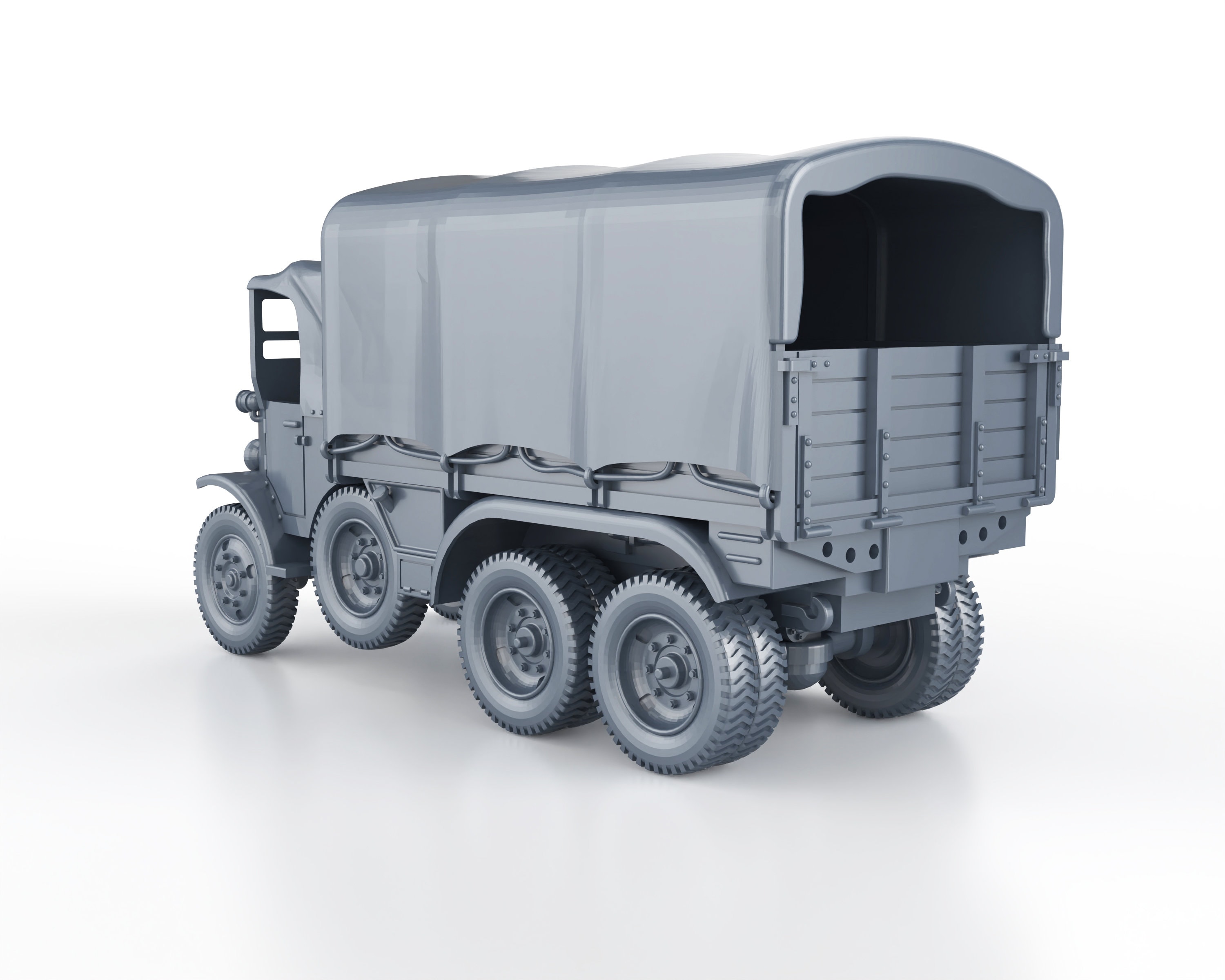 WWII ITALIAN - Fiat Dovunque 35 (canopy) - 1/100 15mm 1/87 Ho 1/72 20mm ...