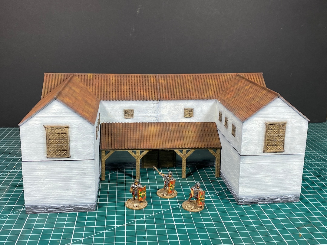 Roman Medium Villa Wargame Terrain Decor SPQR Hail Caesar Gangs or Rome ...
