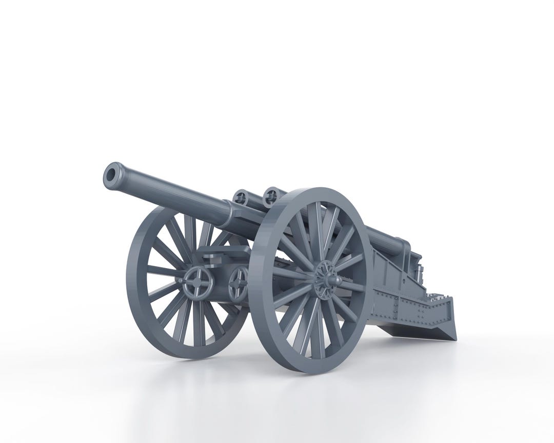 WWI BL 60 Pound Mk I Road (british Empire) 1/100 15mm 1/87 Ho 1/72 20mm ...